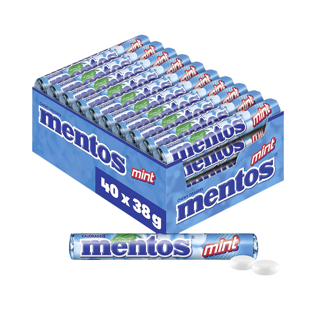 Mentos Mint - 40x37.5g – ATNA Foods Inc.