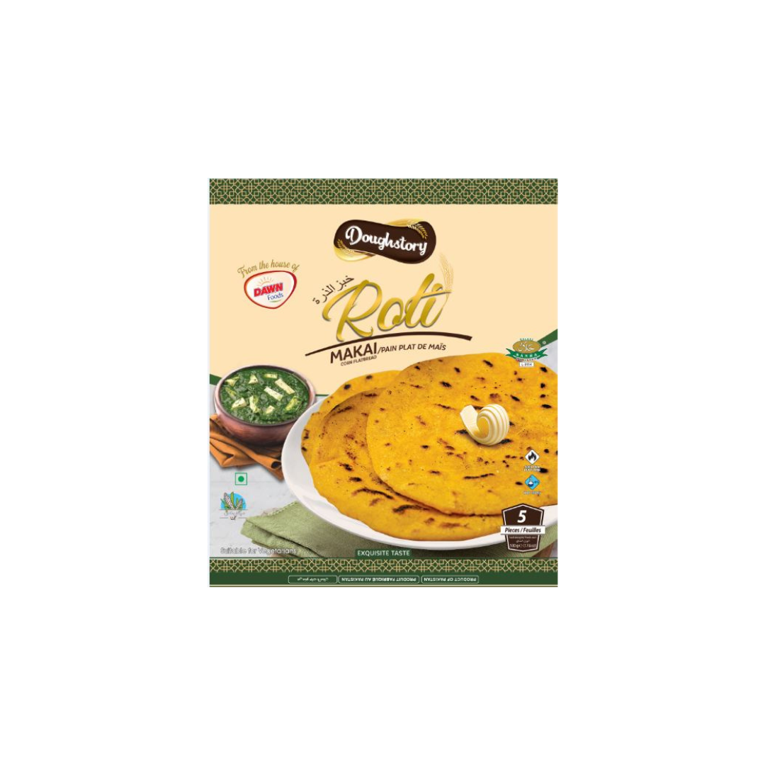 Dawn Doughstory Makai Roti - 20x5pc (500g) – ATNA Foods Inc.
