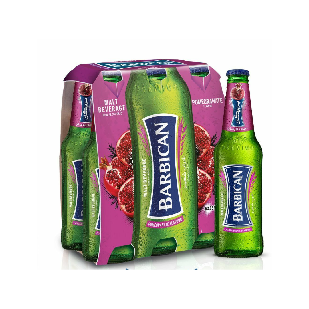 Barbican Pomegranate Bottle - 4x6x330ml – ATNA Foods Inc.